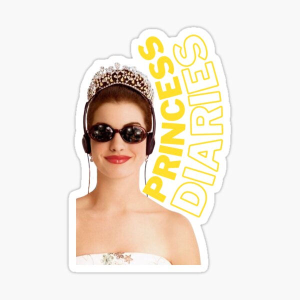 "Princess Diaries" Sticker for Sale by lilyjackett | Redbubble