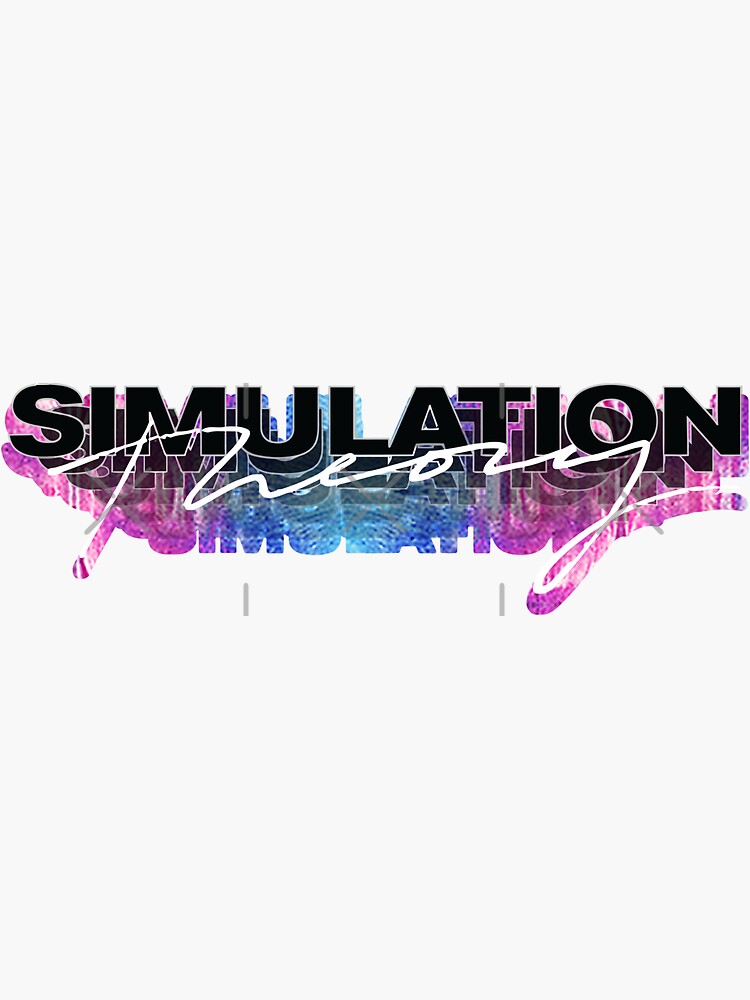 "Sim Theory - Logo" Sticker by skipat | Redbubble