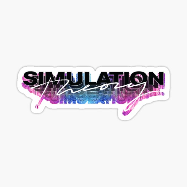 "Sim Theory - Logo" Sticker by skipat | Redbubble