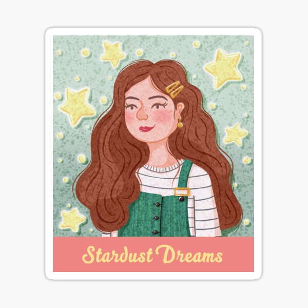 "Stardust Dreams" Sticker for Sale by Karla-Kiky | Redbubble