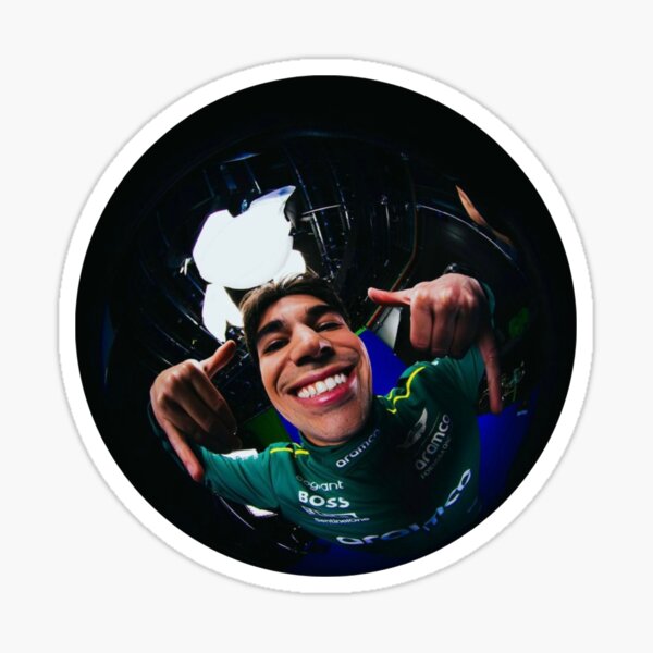 "Lance Stroll - Fisheye Formula One" Sticker for Sale by collegelady ...