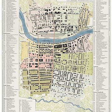 "Arkham Street Plan Map (Keeper version)" Poster for Sale by Chaosium ...
