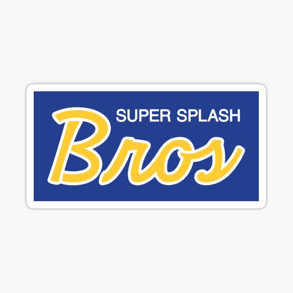 Super Splash Brothers Stickers | Redbubble