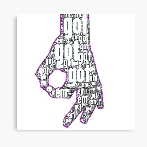 "Got Em Hand Below the Belt" Canvas Print for Sale by Rodnis | Redbubble