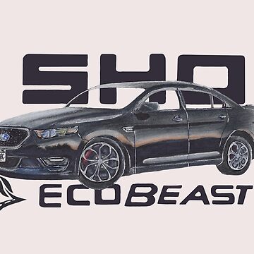 "Ford Taurus Sho w/ Ecobeast symbol" Sticker for Sale by Mayapaints ...