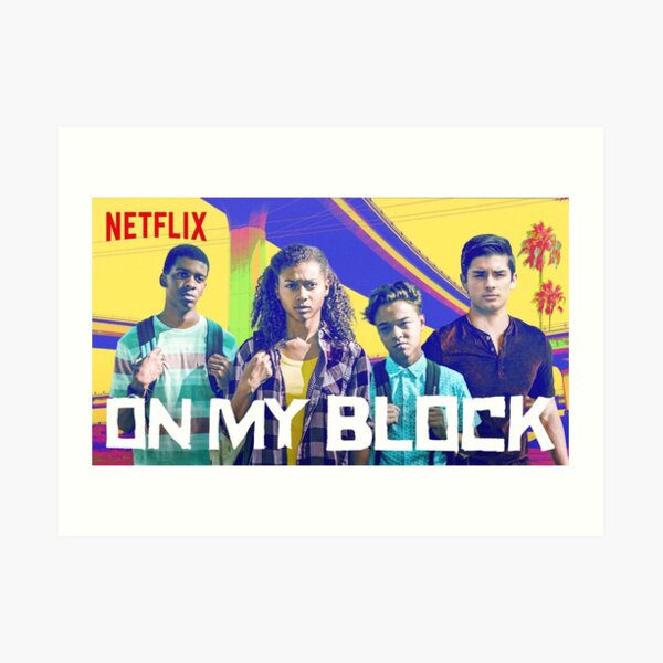 "On my block " Art Print for Sale by LenaG56 | Redbubble