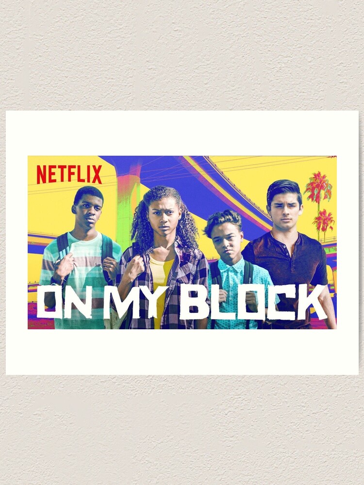 "On my block " Art Print for Sale by LenaG56 | Redbubble