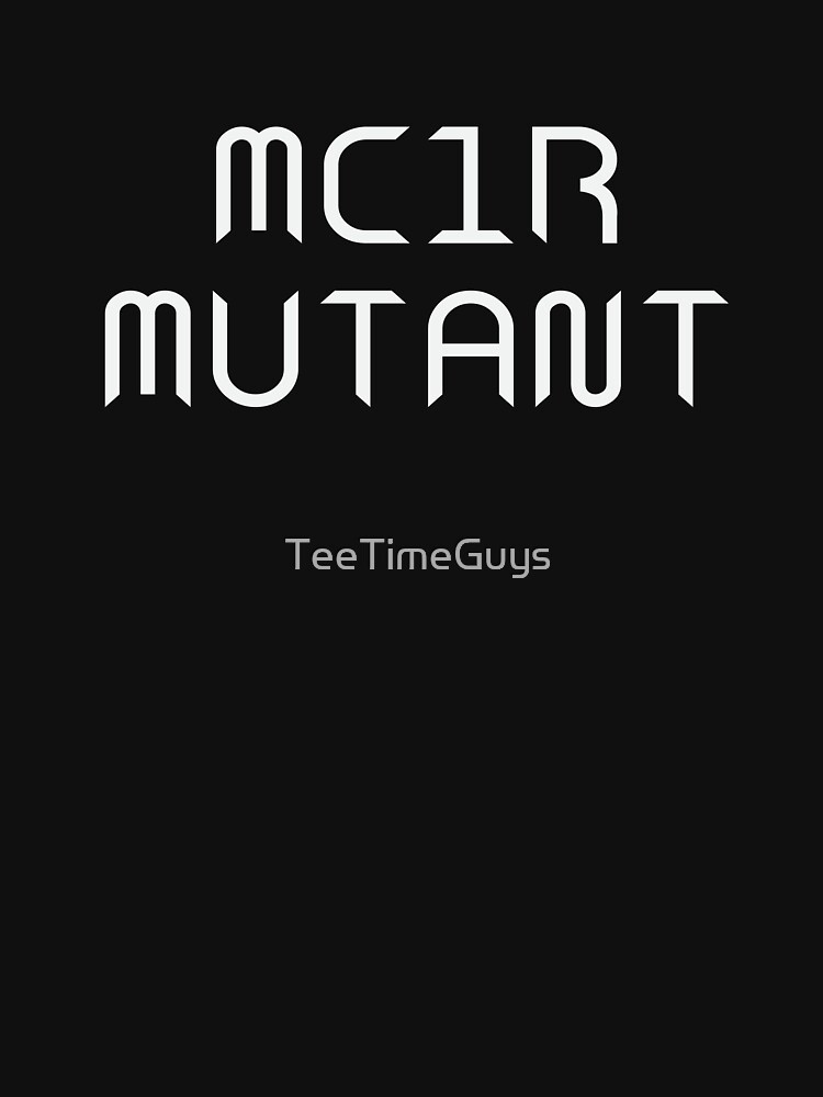 "MC1R Mutant V3" T-shirt by TeeTimeGuys | Redbubble