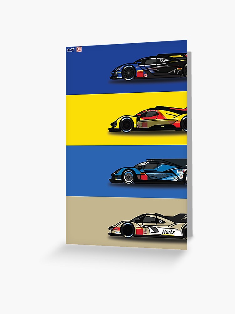 "WEC 2024 Le Mans Hypercar Batch 2" Greeting Card for Sale by ...