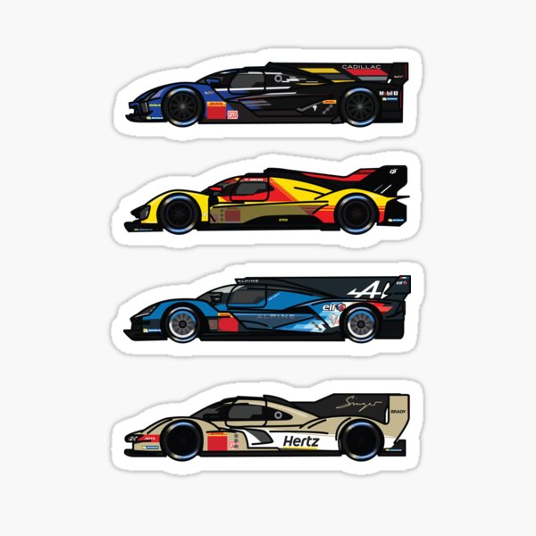 "WEC 2024 Le Mans Hypercar Batch 2" Sticker for Sale by AdhikaSeta ...