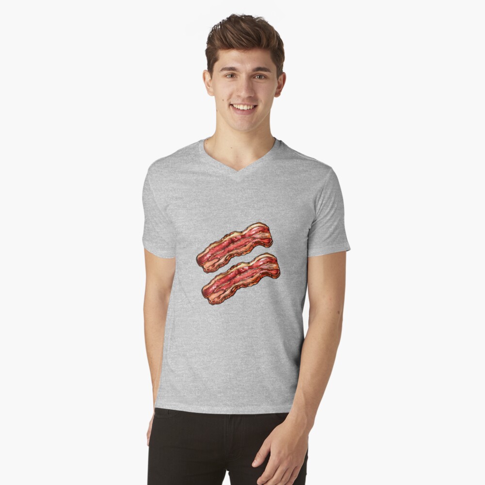 "Bacon Strips Illustration" Sticker for Sale by rodrigokaminski | Redbubble