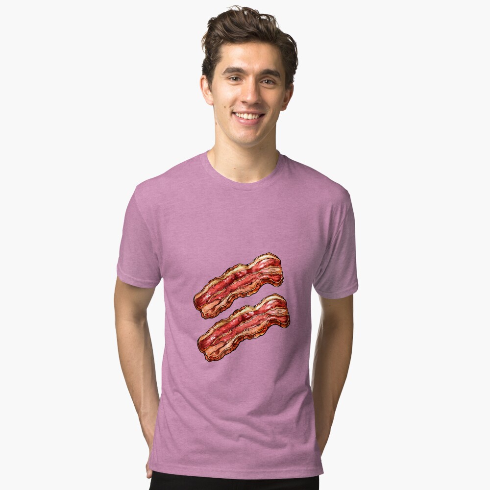 "Bacon Strips Illustration" Sticker for Sale by rodrigokaminski | Redbubble