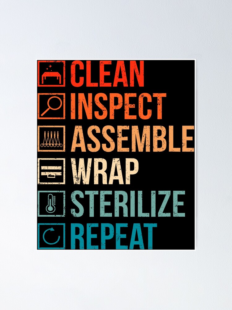 "Sterile Processing Technician " Poster for Sale by 7Merch | Redbubble