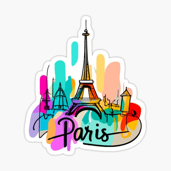 "Paris" Sticker for Sale by Dexday | Redbubble