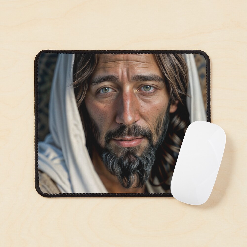 "Divine Gaze: Realistic Jesus Portrait - Spiritual Art Collection ...
