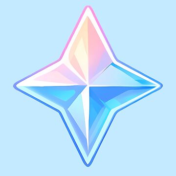 "Primogem | Genshin Impact" Sticker for Sale by Verthalies | Redbubble