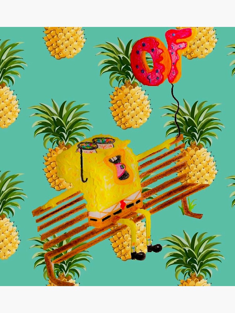 "Psychedelic Spongebob" Sticker for Sale by jjchillenn | Redbubble