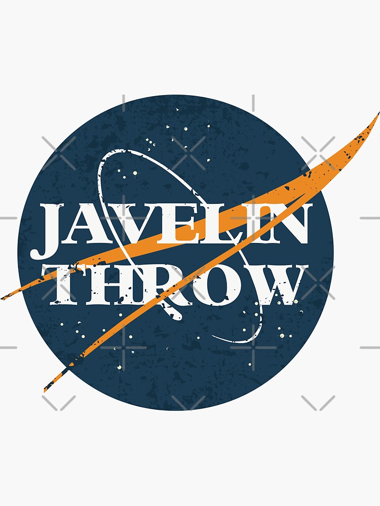 "Javelin Throw Space Vintage" Sticker for Sale by orlumbuspirate ...