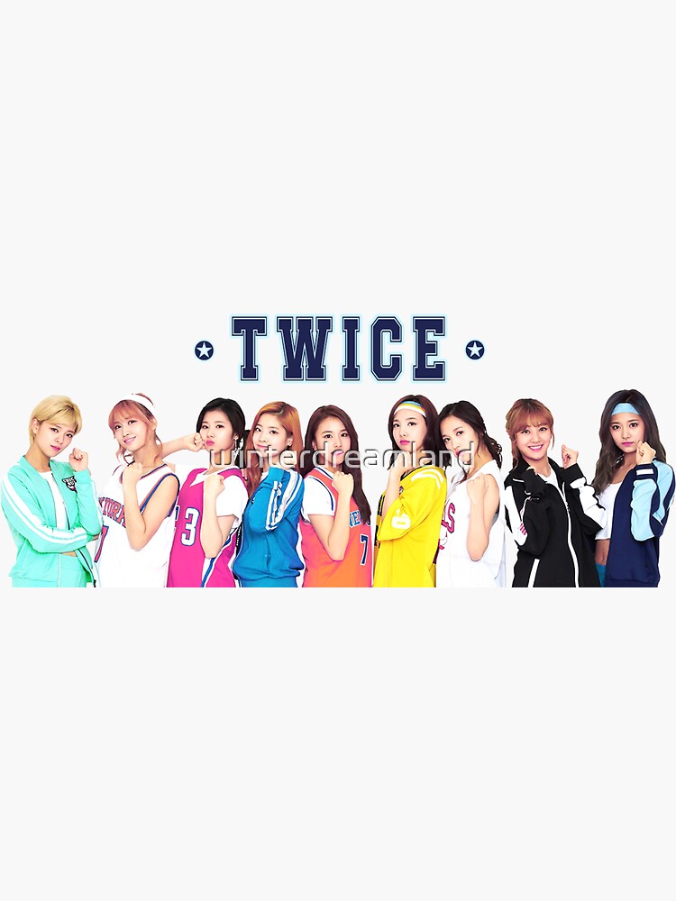 "TWICE Sticker" Sticker for Sale by winterdreamland | Redbubble