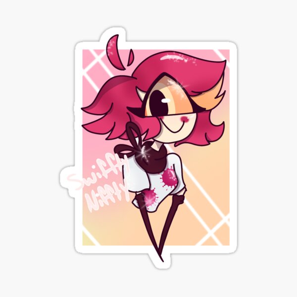"Hazbin Hotel Niffty" Sticker for Sale by sashakolesnik | Redbubble