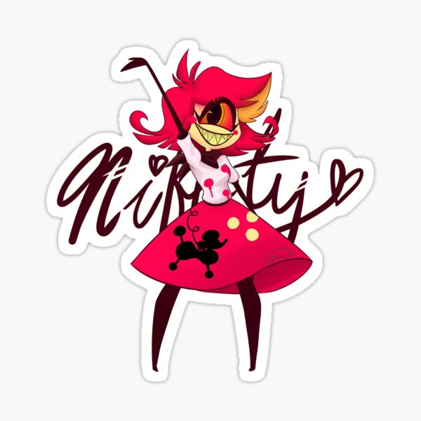 "Hazbin Hotel Niffty" Sticker for Sale by sashakolesnik | Redbubble