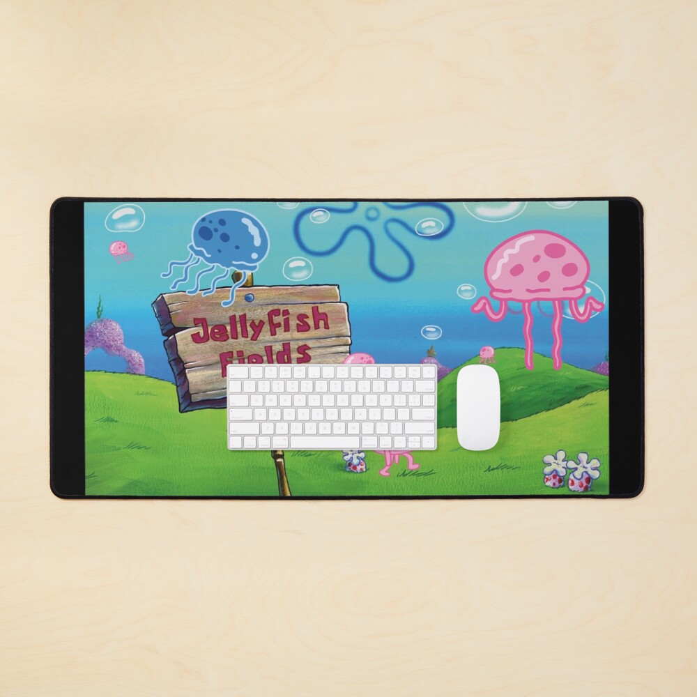 "Spongebob- JELLYFISH" Sticker by chiknoax | Redbubble