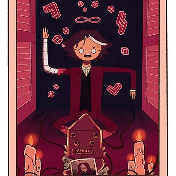 "Simon "The Magician" Adventure Time Tarot Card" Sticker for Sale by ...