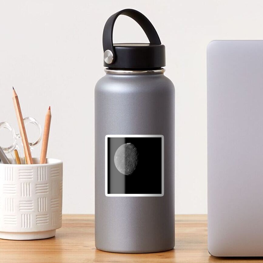 "Umbriel: The Dark Moon of Uranus - Voyager 2 Encounter" Sticker for ...