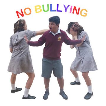 "No Bullying" Sticker for Sale by oliviaganderson | Redbubble