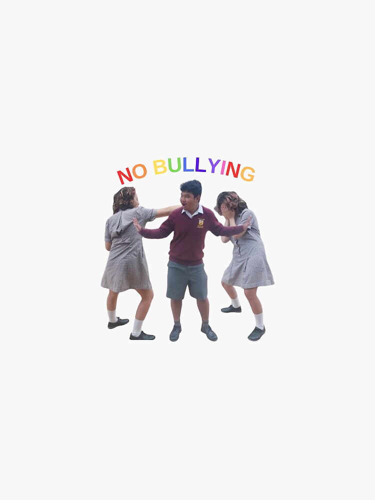 "No Bullying" Sticker for Sale by oliviaganderson | Redbubble