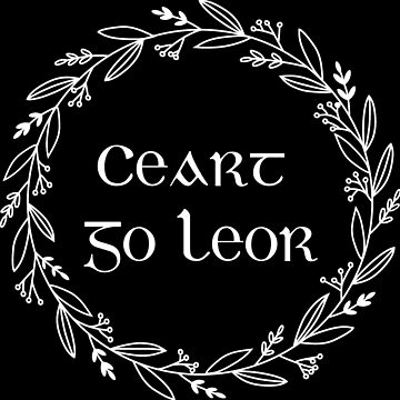 "Ceart go Leor - Irish for Grand" Sticker for Sale by Seorai | Redbubble