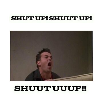 "Shut up!!!" Sticker by Naylacia | Redbubble