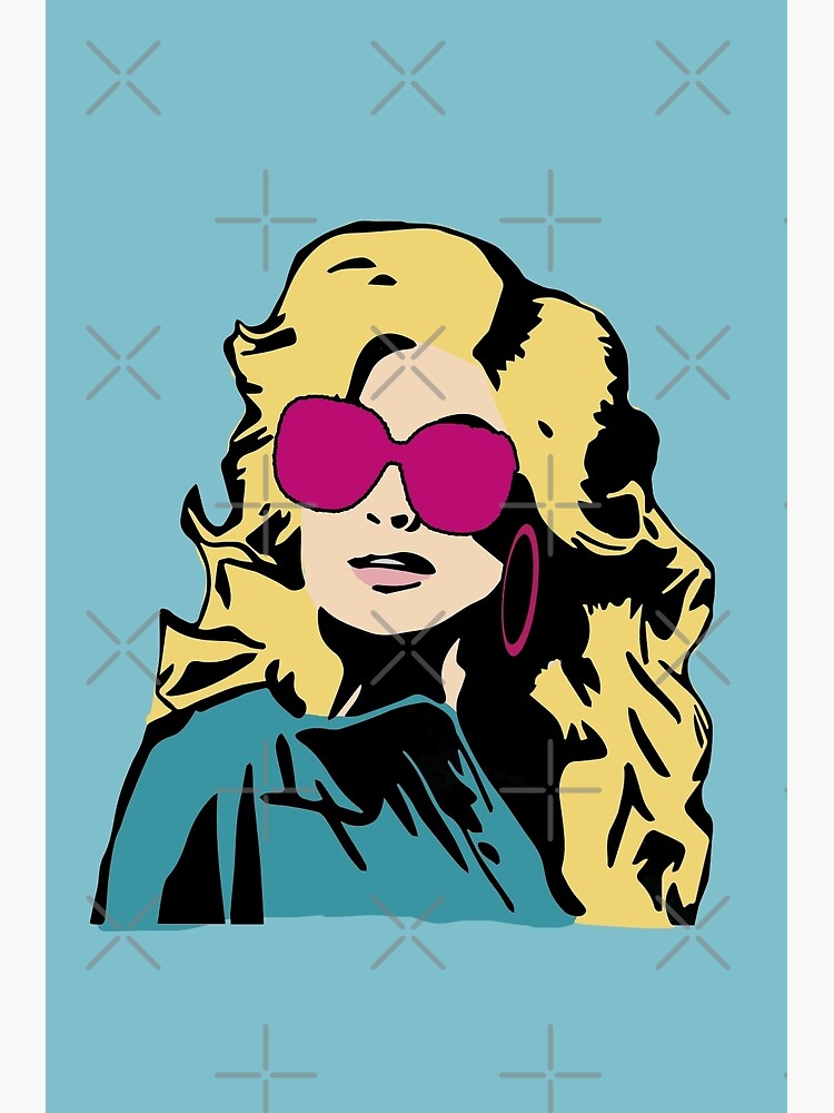 "Dolly Parton Basic Outline" Poster for Sale by baranskini | Redbubble