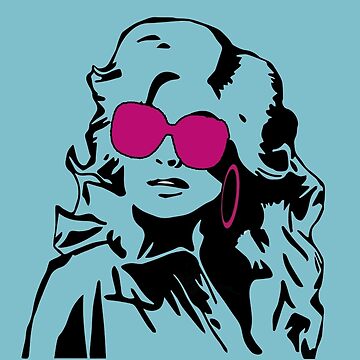 "Dolly Parton Sunnies Outline " Sticker for Sale by baranskini | Redbubble