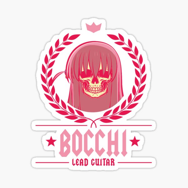 "BOCCHI THE ROCK! BOCCHI LEAD GUITAR " Sticker for Sale by LouiseBolton ...