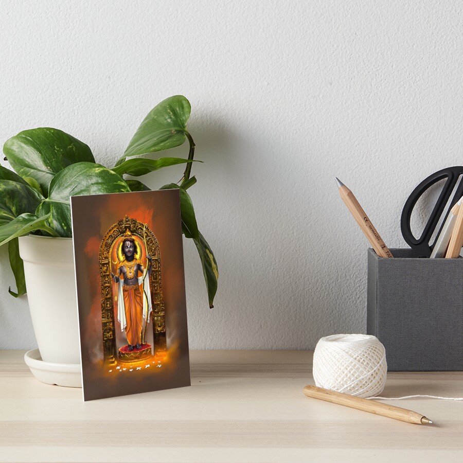 "ayodhya ramar statue " Poster for Sale by bathiv6 | Redbubble