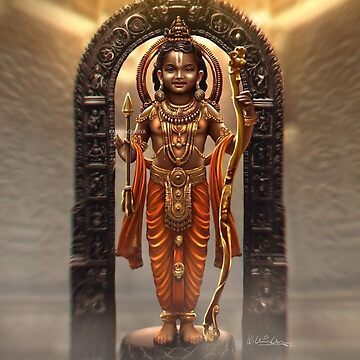 "ayodhya ramar statue bala ramar" Sticker for Sale by bathiv6 | Redbubble