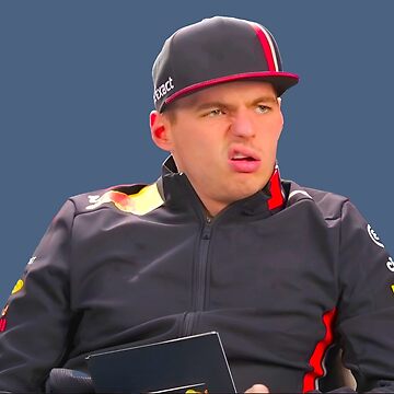 "Max F1 Driver Weird Funny Face" Sticker for Sale by FormulaGTee1 ...