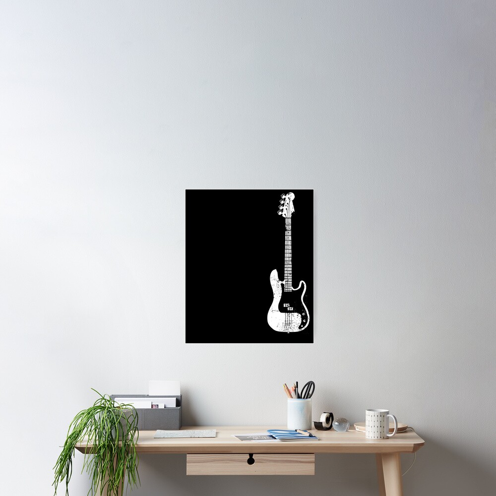 "Bass Guitar Gift Bass Player Gift" Poster by shoppzee | Redbubble