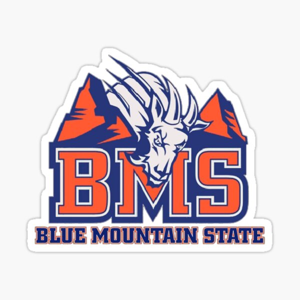 "Blue Mountain State" Sticker by naneteclark | Redbubble