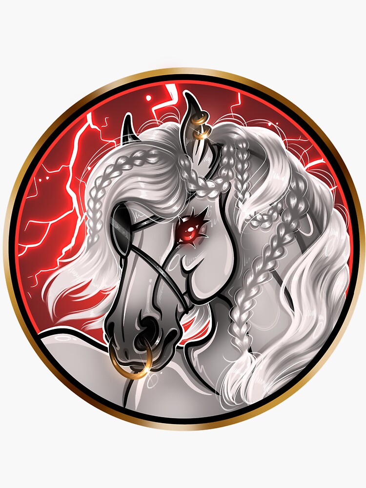 "Star stable Thunder Pirates club logo" Sticker for Sale by mertzdraws ...