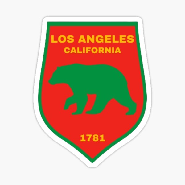 "Los Angeles Logo" Sticker by TiToM25 | Redbubble