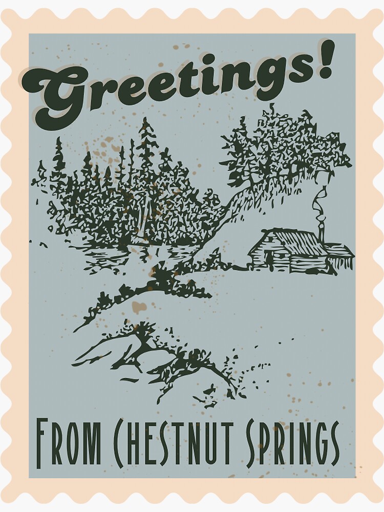 "Chestnut Springs Book Series Sticker" Sticker for Sale by ...