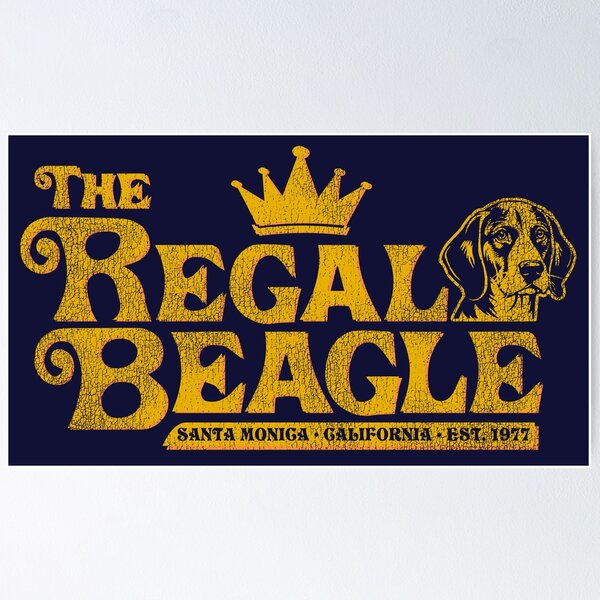 "The Regal Beagle Lounge '77 Worn Dks" Poster for Sale by alhern67 | Redbubble