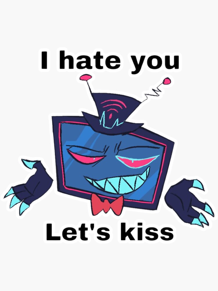 "Vox Hazbin Hotel Meme Alastor Sticker Funny" Sticker for Sale by ...