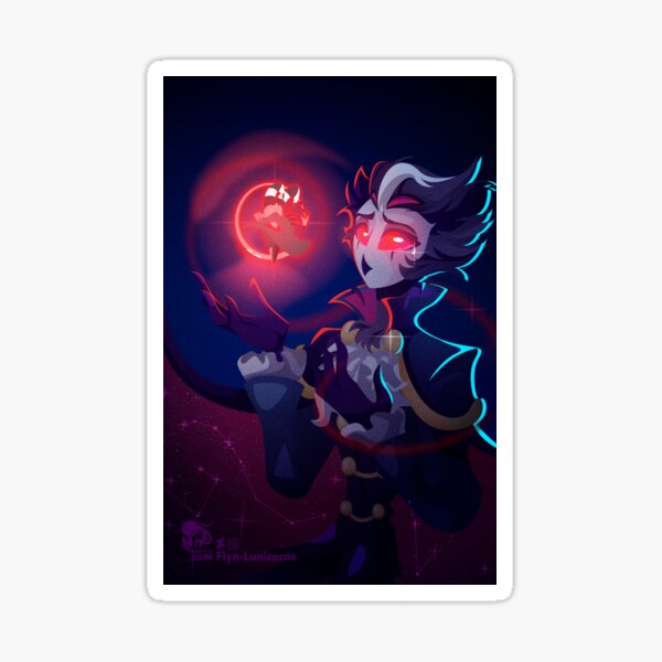 "Stolas I Helluva Boss" Sticker by Flyn Lunicorne | Redbubble