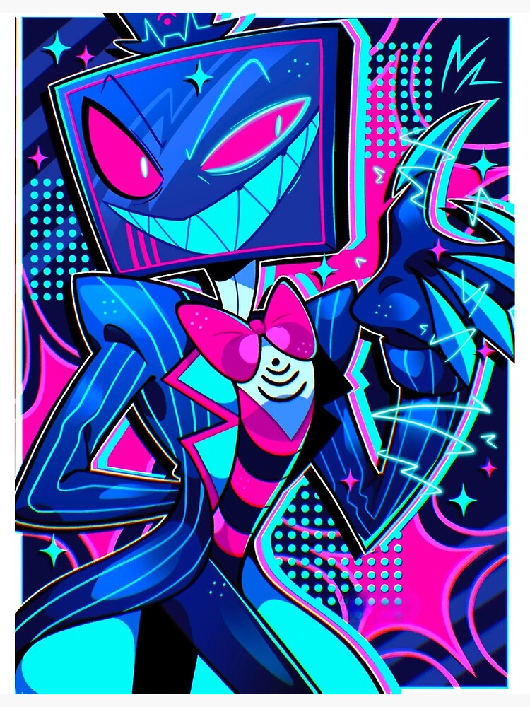 "hazbin hotel vox poster sticker tshirt design" Poster for Sale by ...