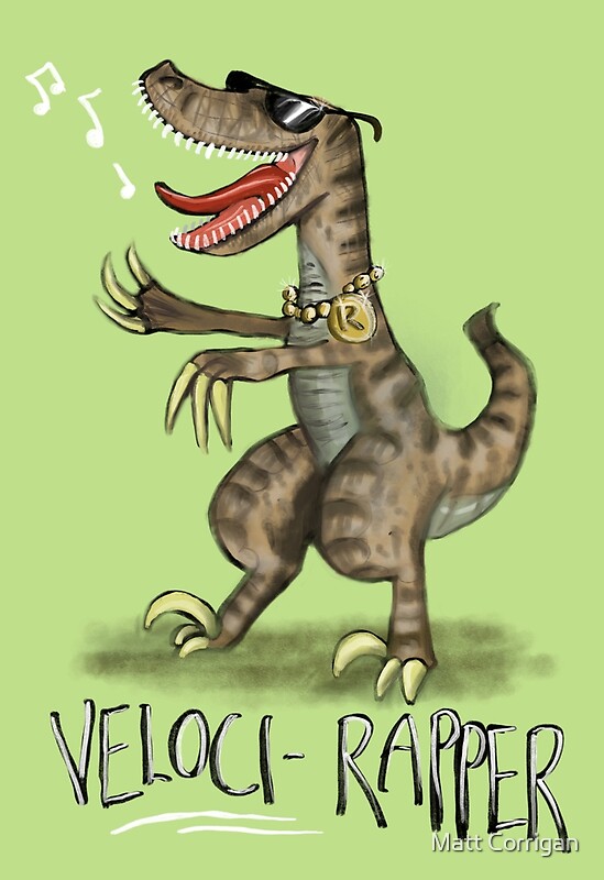 "Veloci - Rapper" by Matt Corrigan | Redbubble