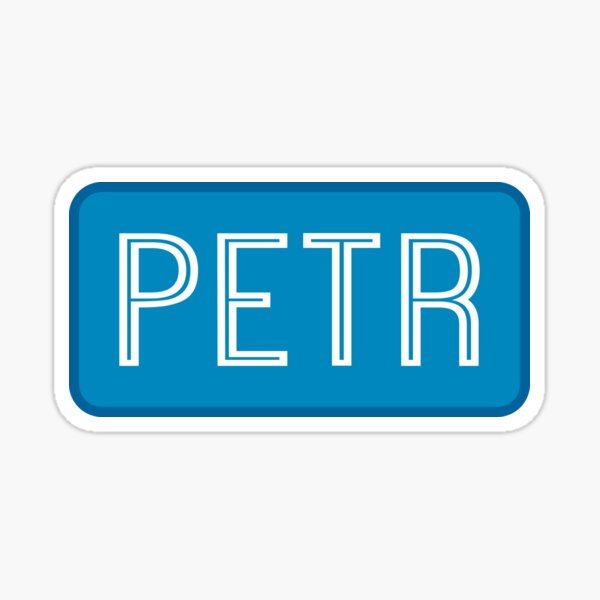 "Petr Name" Sticker for Sale by jeallan | Redbubble