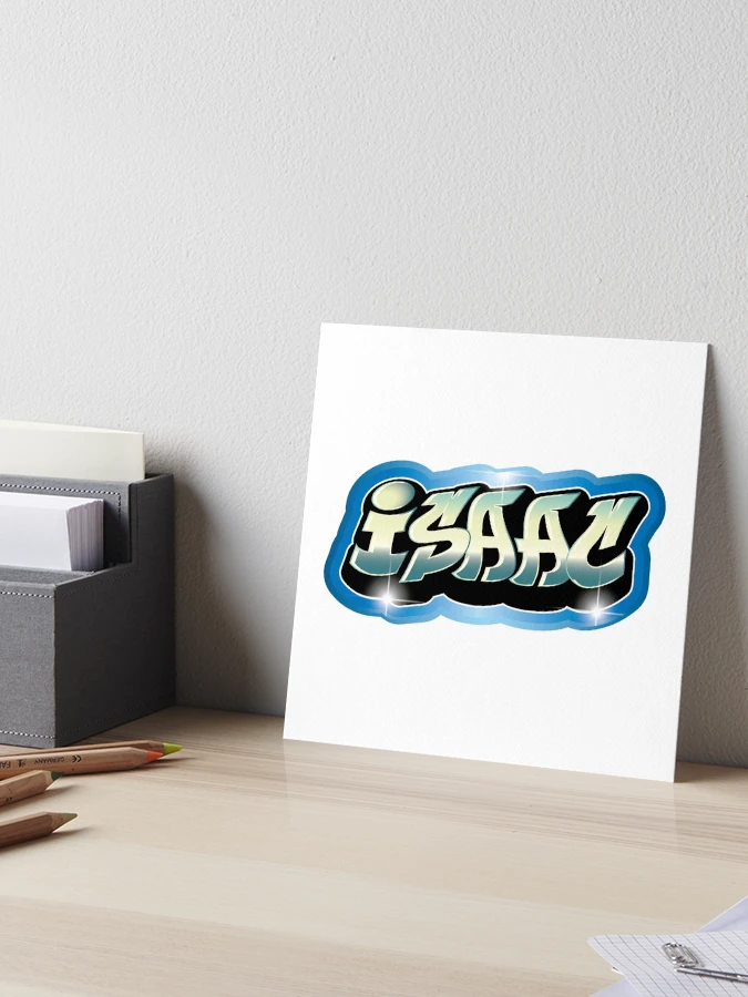 Isaac Graffiti Font Style Name Hiphop Design Template